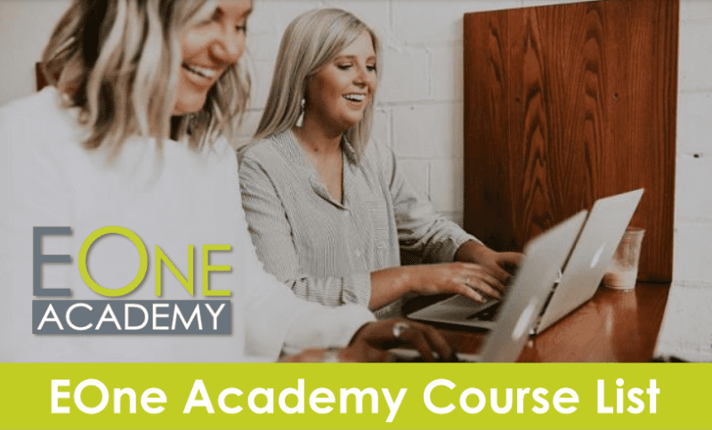 EOne Academy™ Course List – iLearnERP